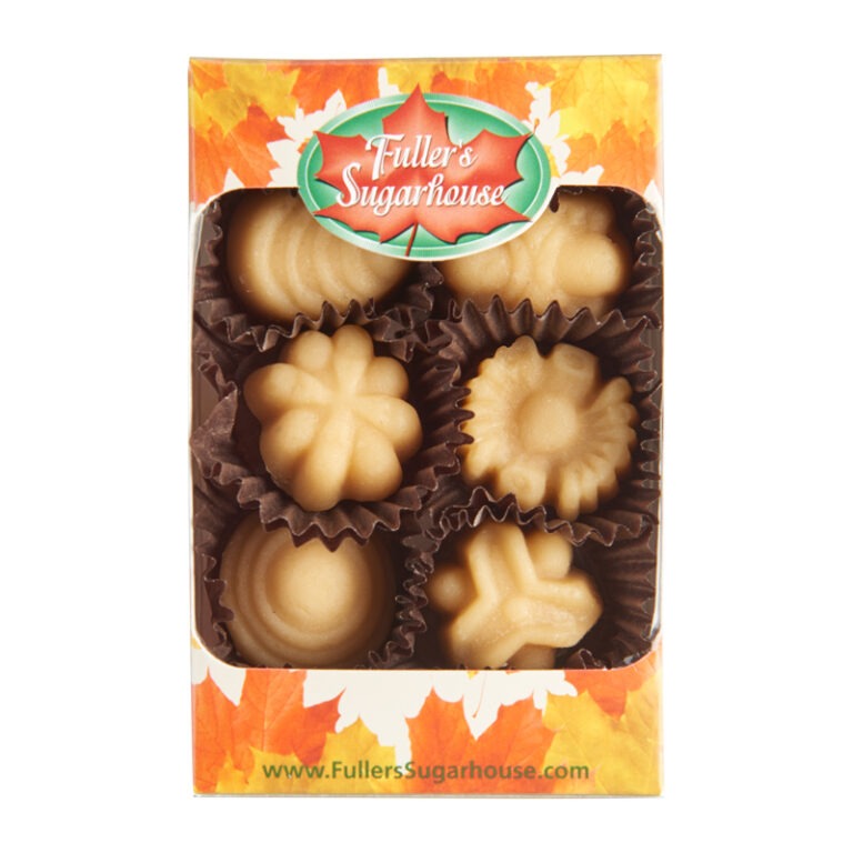 6 Piece Box - Pure NH Maple Syrup Candy - Fuller's Sugarhouse